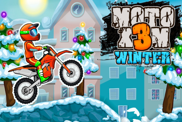 Moto X3M 4:Winter - Mouse House EdTech Games
