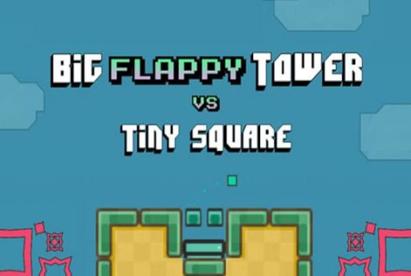 Big FLAPPY Tower Tiny Square - Mouse House EdTech Games